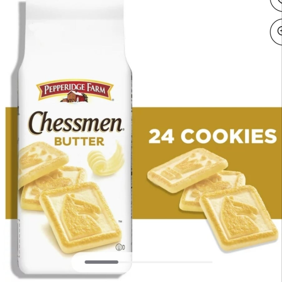 Pepperidge Farm Chessmen Butter Cookies 725 Oz Bag 24 Cookies Bayan Mall Ph